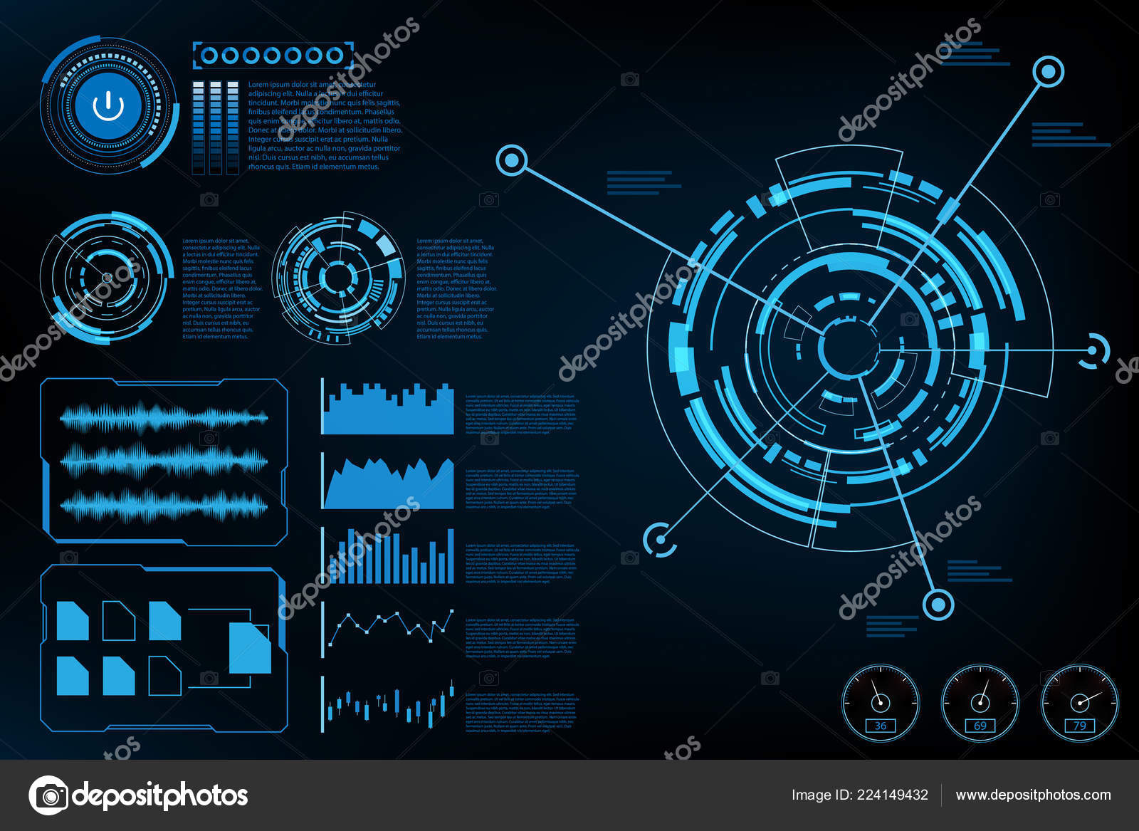Futuristic Abstract Background Future Theme Concept Background Data ...