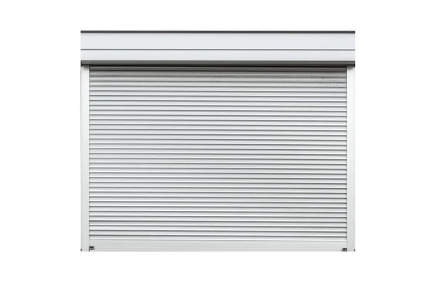 Silver Aluminum Window Roll Isolated White Background Stock Photo by ...