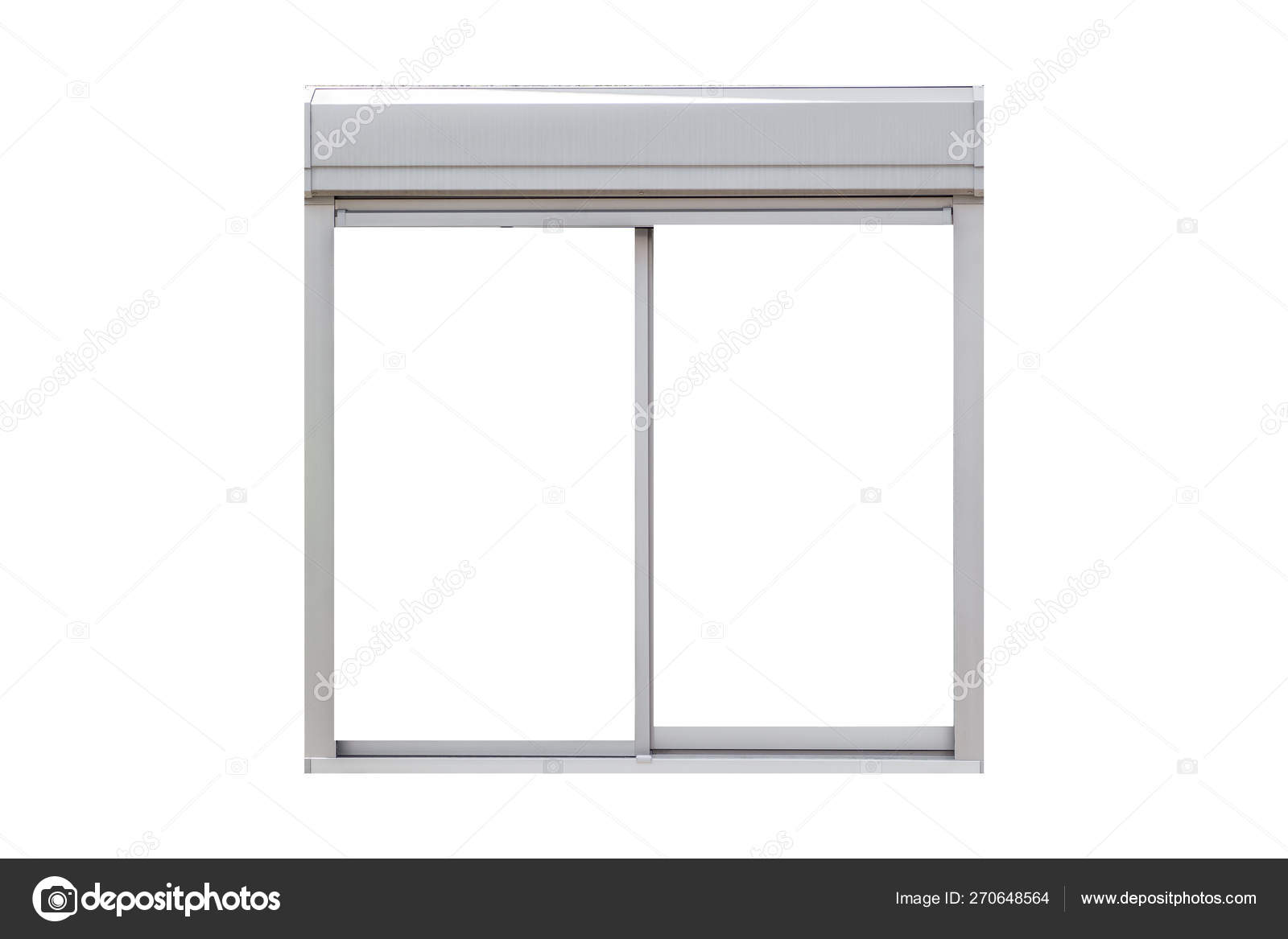 Metal Window Frame Isolated White Background — Stock Photo © Torsakarin ...