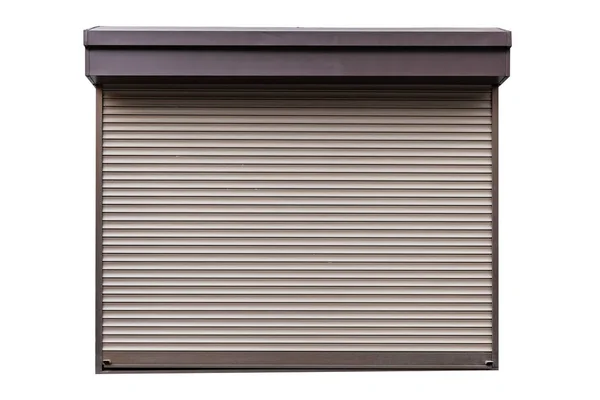 Silver Aluminum Window Roll Isolated White Background Stock Photo by ...