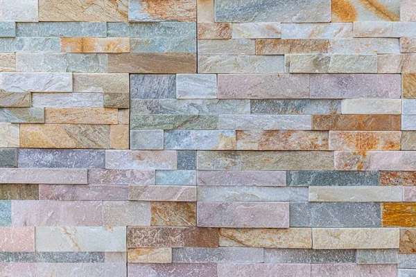 Block pattern of stone cladding wall tile texture and seamless ...