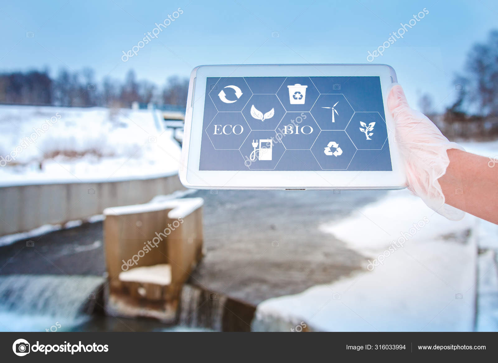 Study of water pollution in the river, ecology, environmental ...