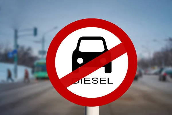 Diesel Prohibition Ban Movement Cars Diesel Fuel Euro3 Street Transport ...