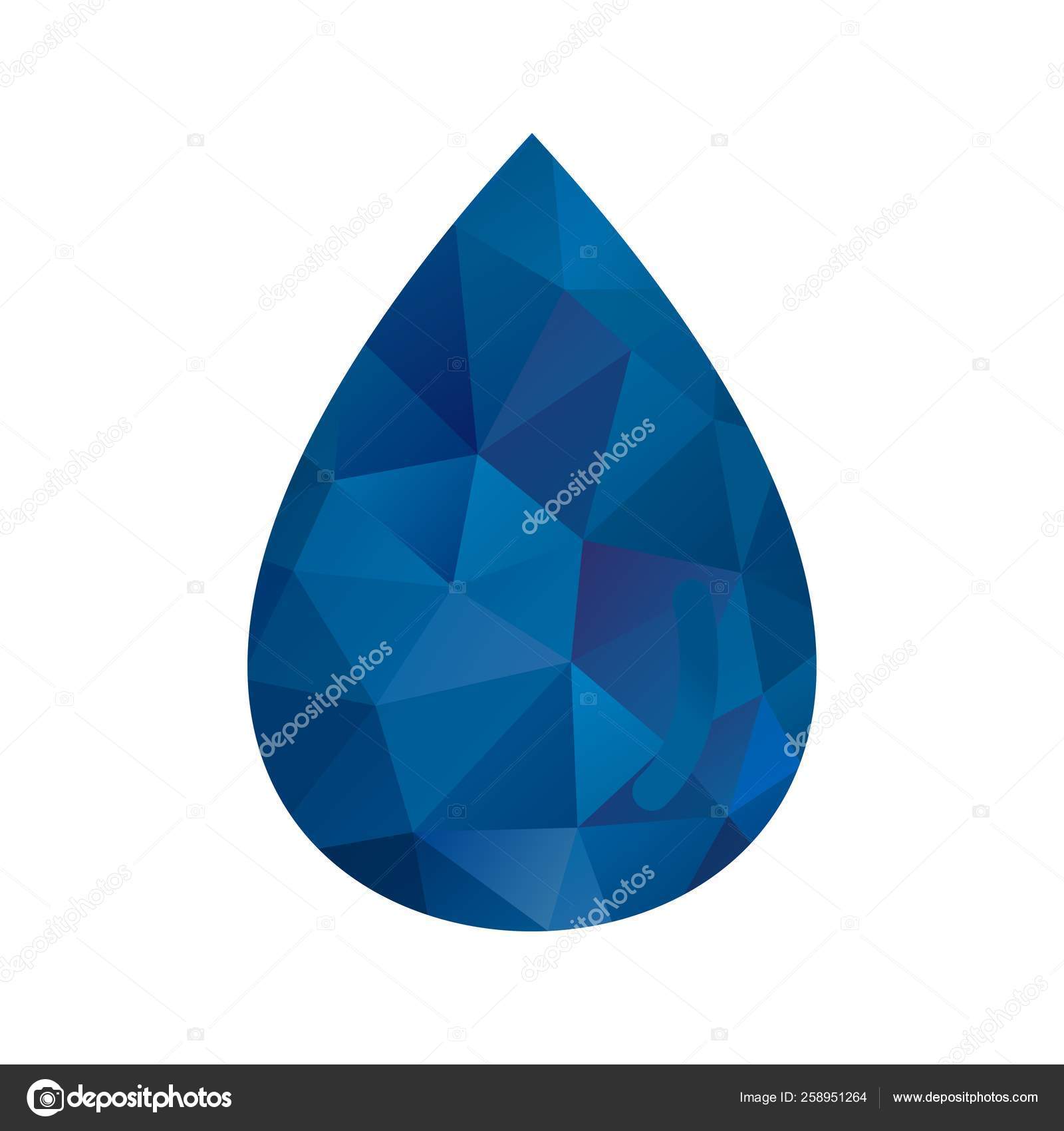 Illustration Rain Drop Icon Stock Photo by ©IYIKON 258951264