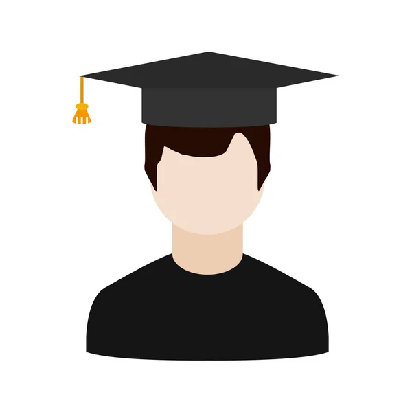 Study icon vector male student with hat symbol Stock Photos, Royalty ...