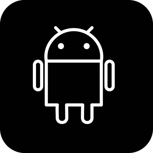 Black Android Icon