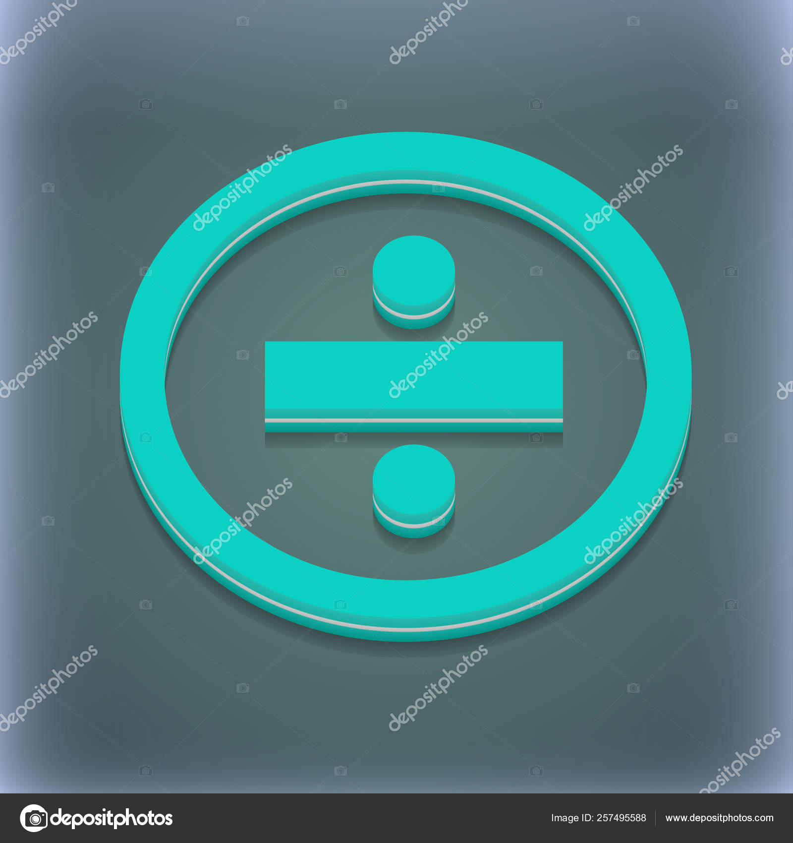 Dividing Icon Symbol Style Trendy Modern Design Space Your Text Stock ...