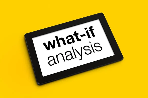 What If Analysis Stock Photo by ©stevanovicigor 63335305