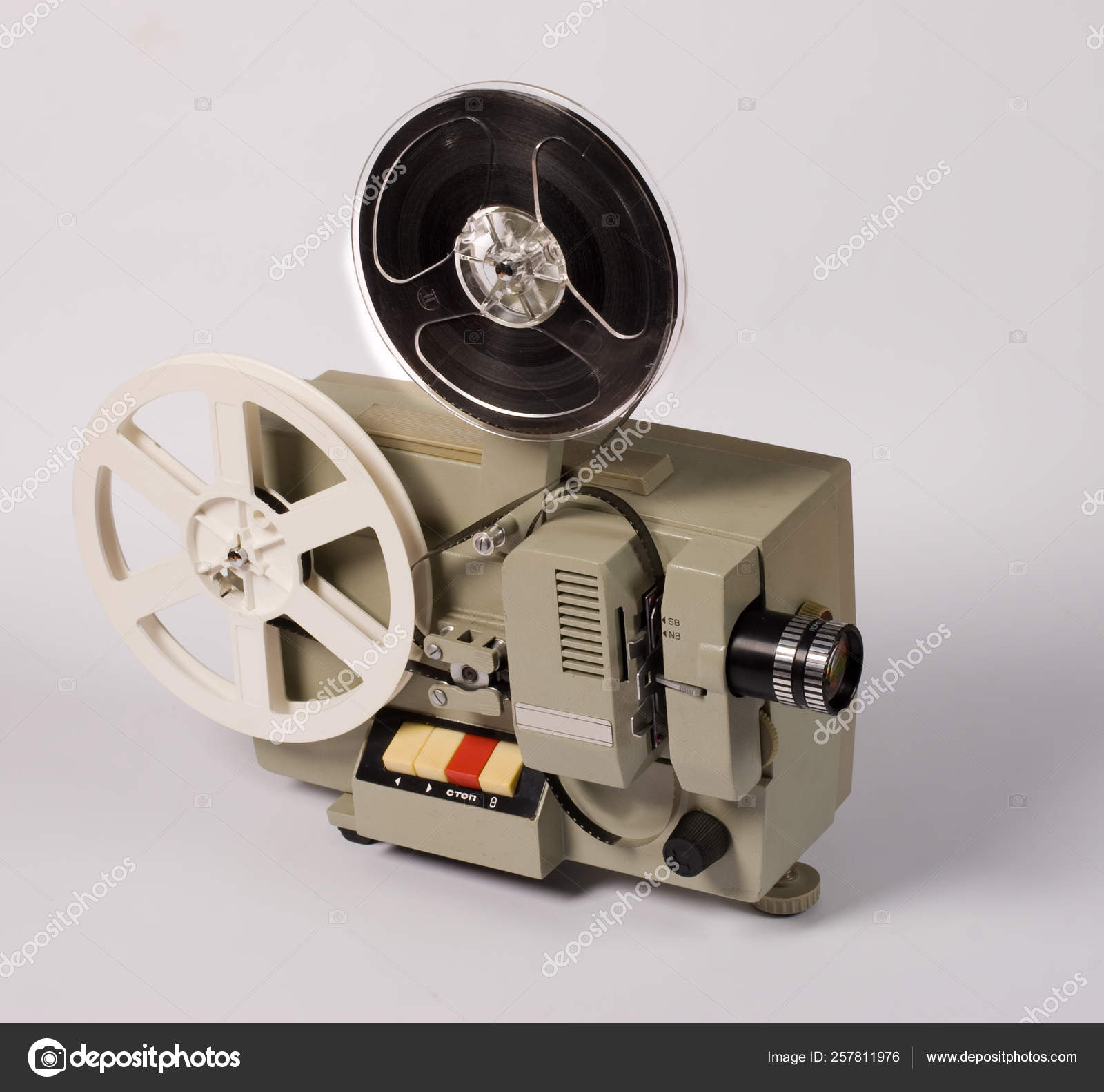 Object Series Old Film Projector Whitr Stock Photo by ©YAYImages 257811976