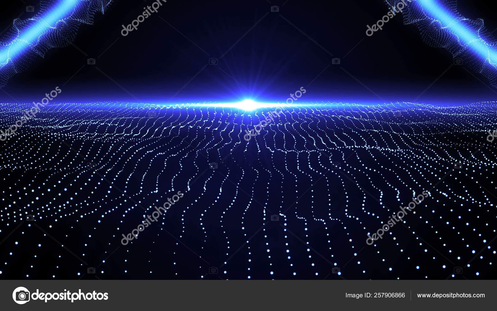 Particle Animation Ocean Wind Waves Flares — Stock Photo © YAYImages ...