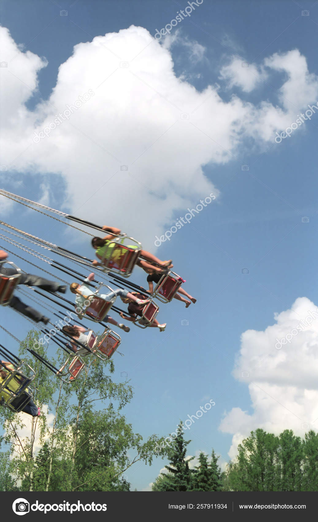 People Full Back Position Ride Carrousel Stock Photo by ©YAYImages ...