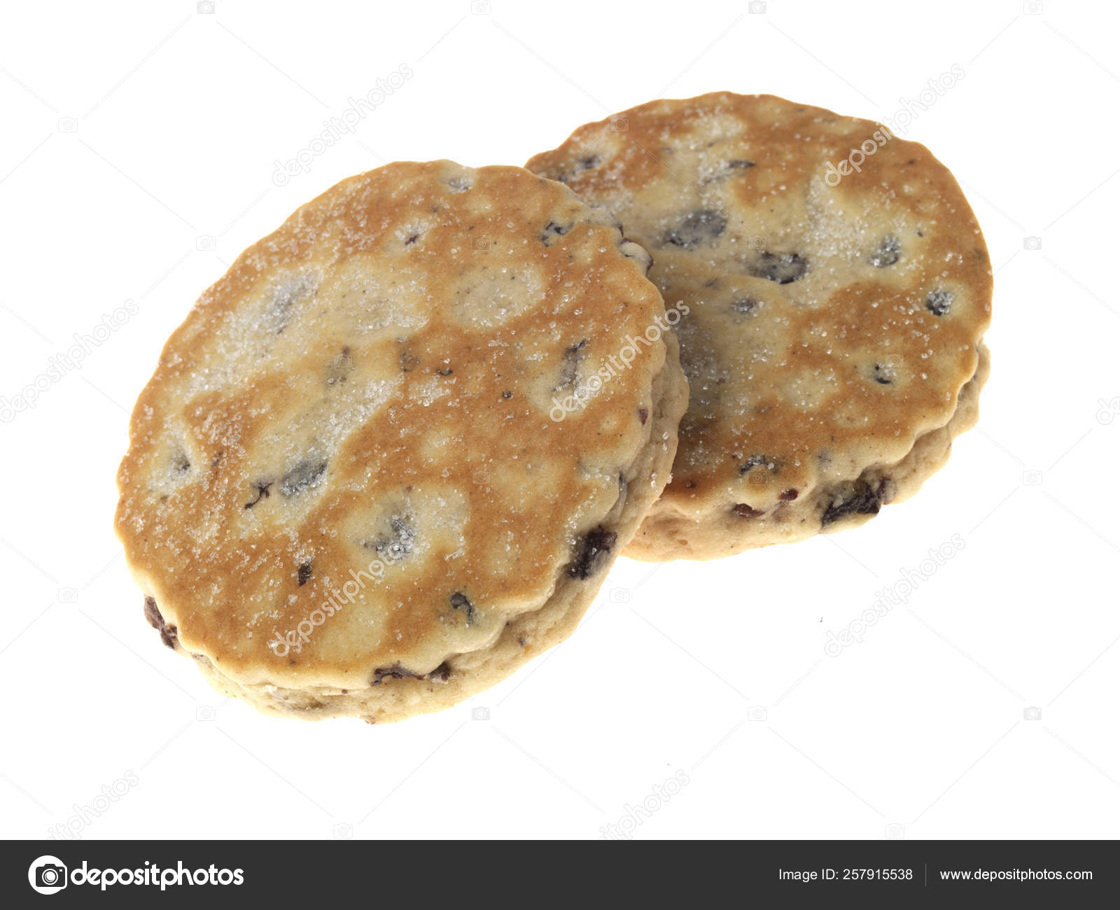 Welsh Cakes Isolated White Background — Stock Photo © YAYImages #257915538