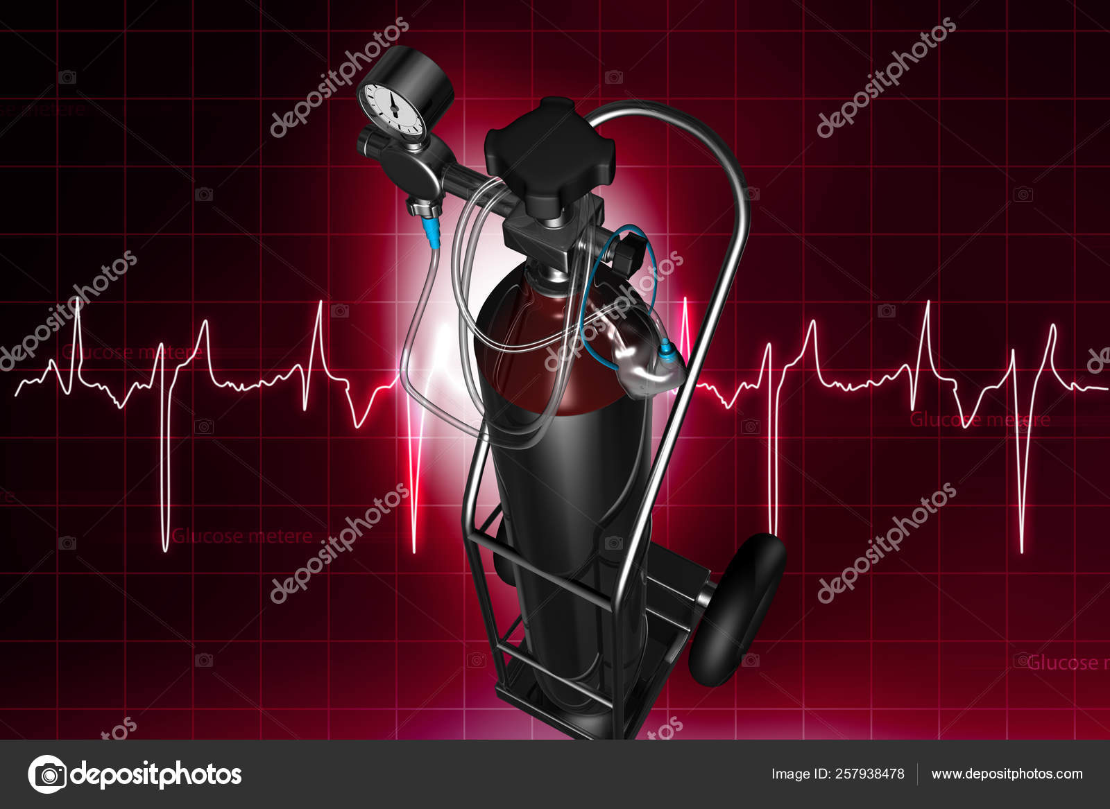 Oxygen Cylinder Abstract Background Stock Photo by ©YAYImages 257938478