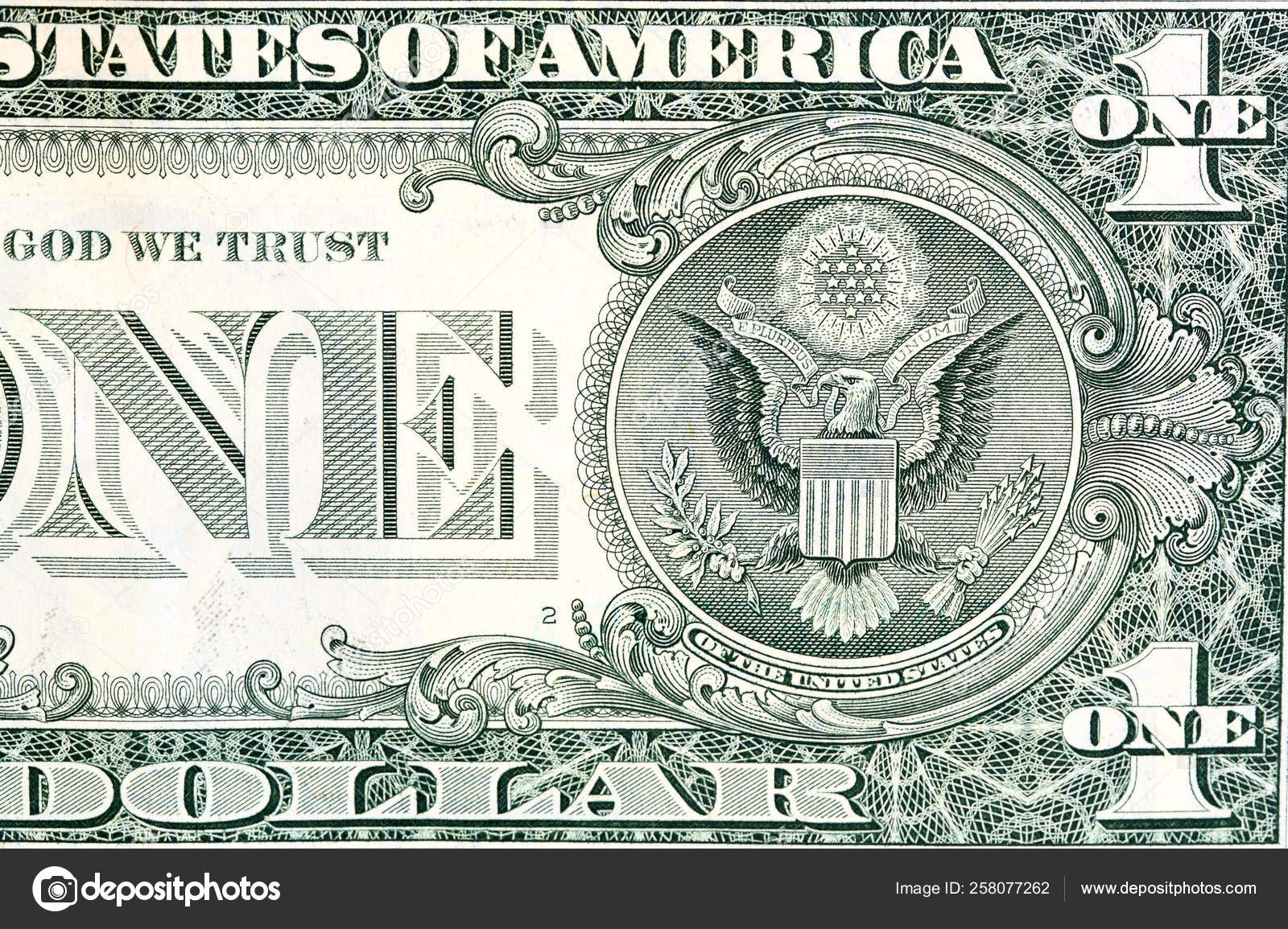 Eagle Dollar Bill Symbol American Independence Stock Photo by ...