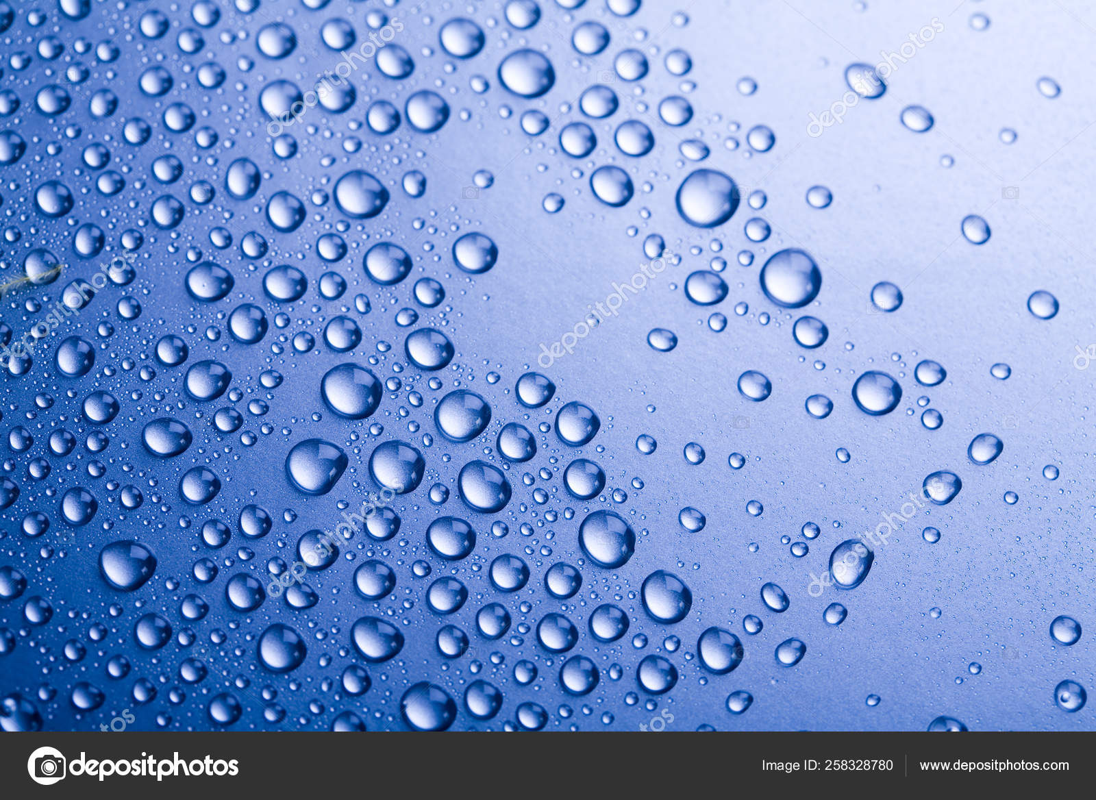 Blue Water Drop Background Stock Photo by ©YAYImages 258328780