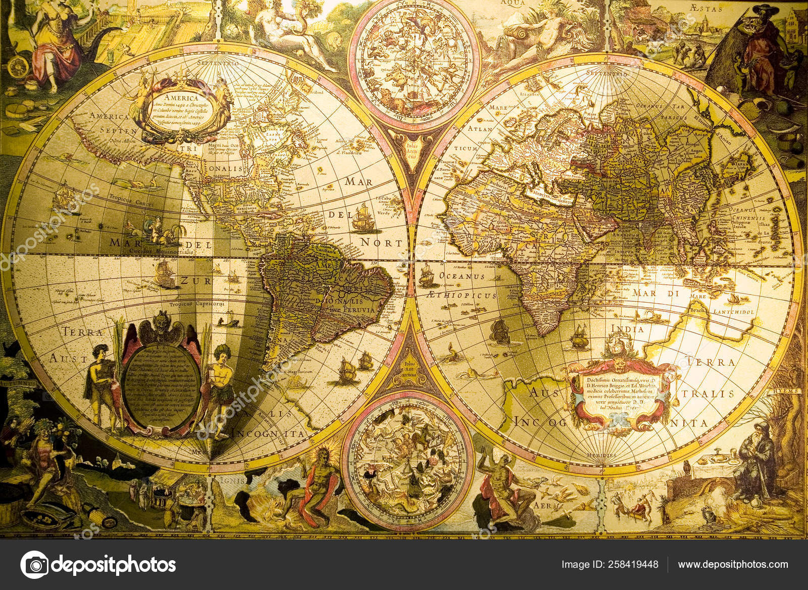 Old Map Background Ambient Light Travel Theme Stock Photo by ©YAYImages ...