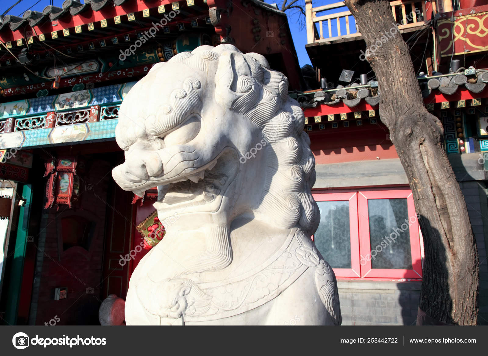 Front Door Traditional Beijing House Complex Yuan Central Beijing ...