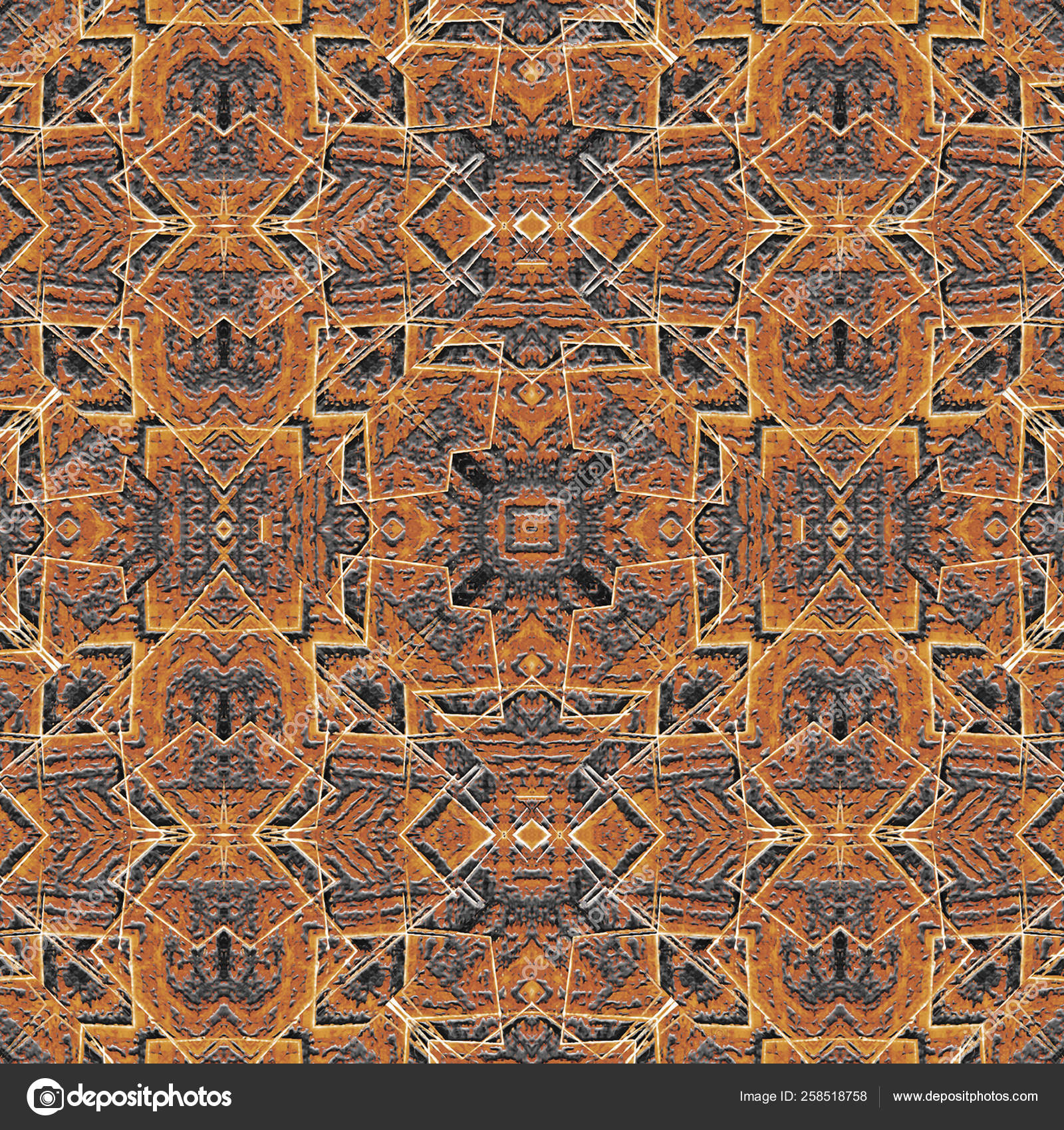 Digital Art Technique Tribal Indian Style Intricate Geometric ...