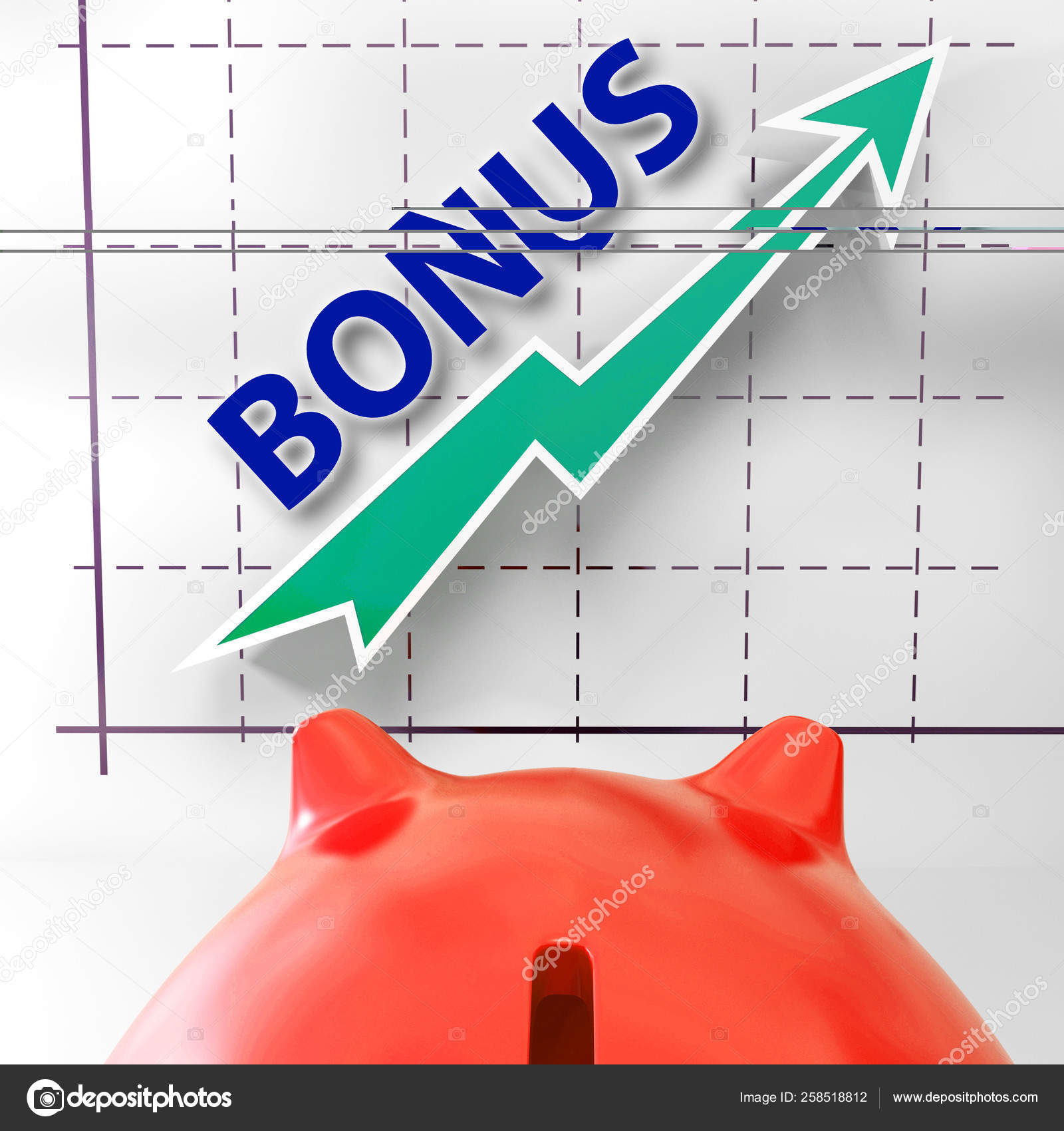 Bonus Graph Meaning Higher Premiums Rewards Stock Photo by ©YAYImages ...
