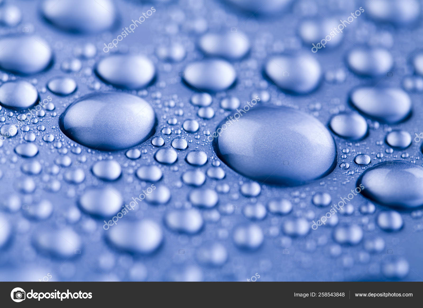 Blue Water Drop Background Stock Photo by ©YAYImages 258543848