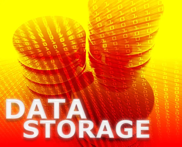Database Data Storage Abstract Computer Technology Concept Illustration ...