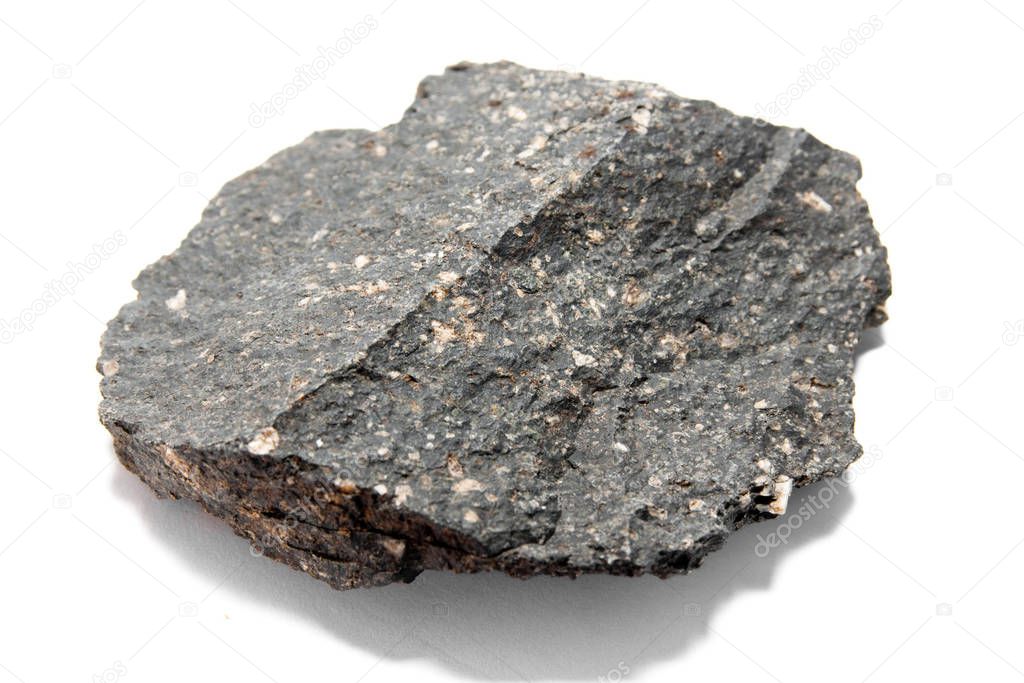 Basalto - una roca extrusiva volcánica de composición máfica 2023