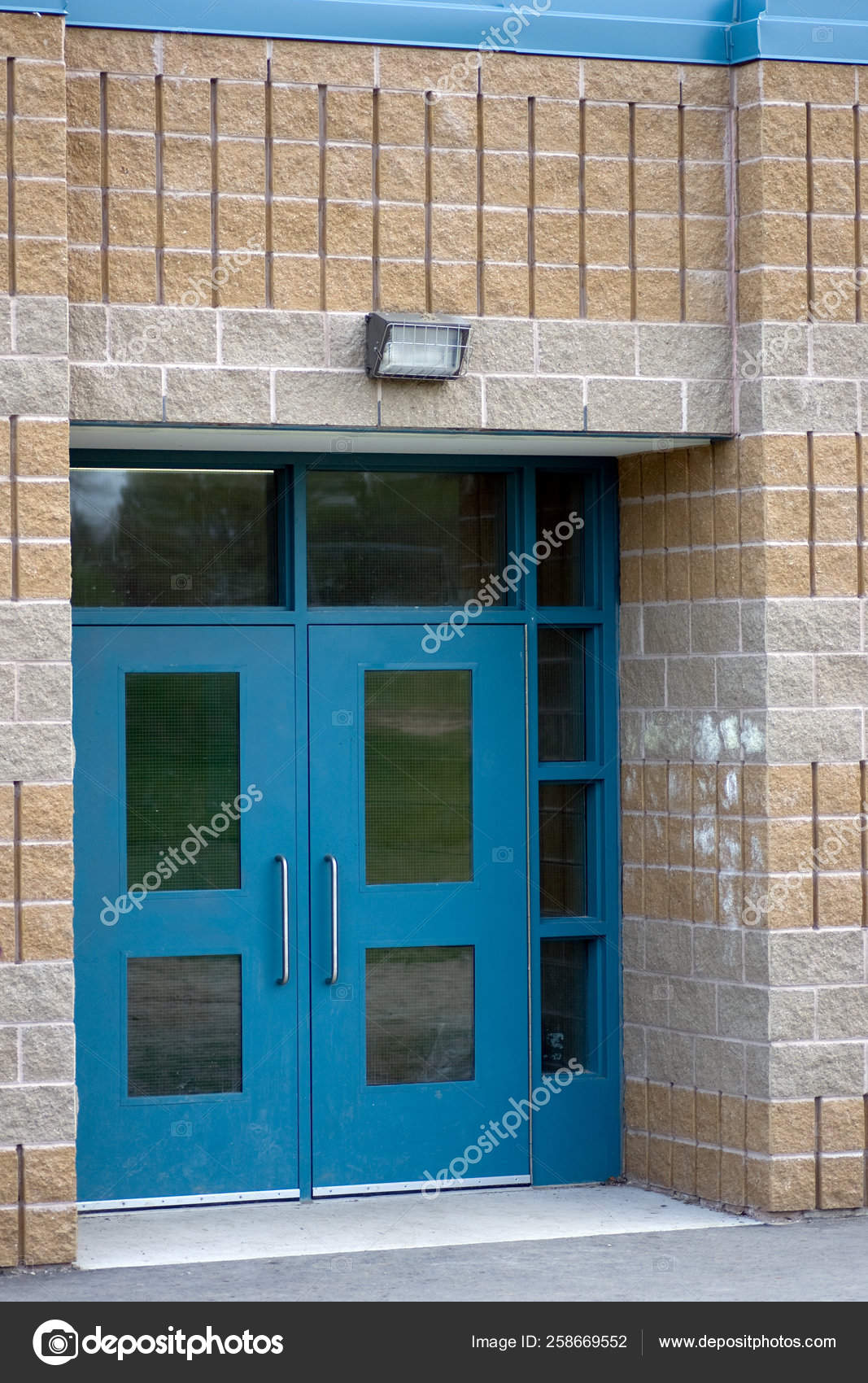 School Double Doors
