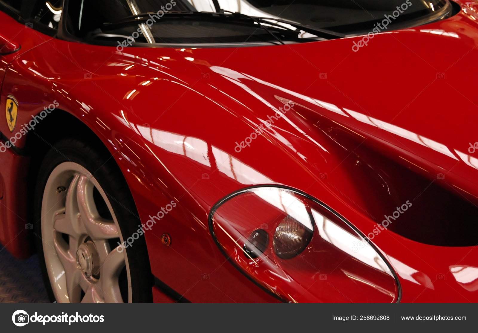 Photo Series Showing Beautiful Curves Lines Colors Vintage Cars — Stock ...