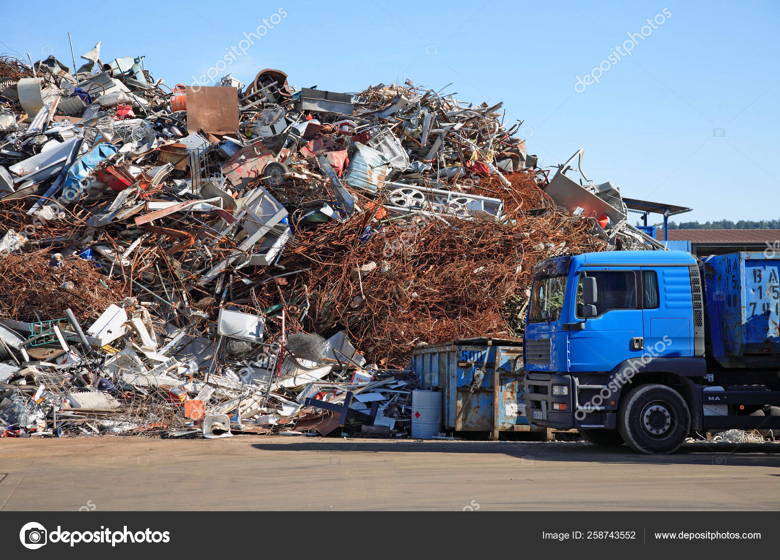 Srap Yard Recycling Purposes Stock Photo by ©YAYImages 258743552
