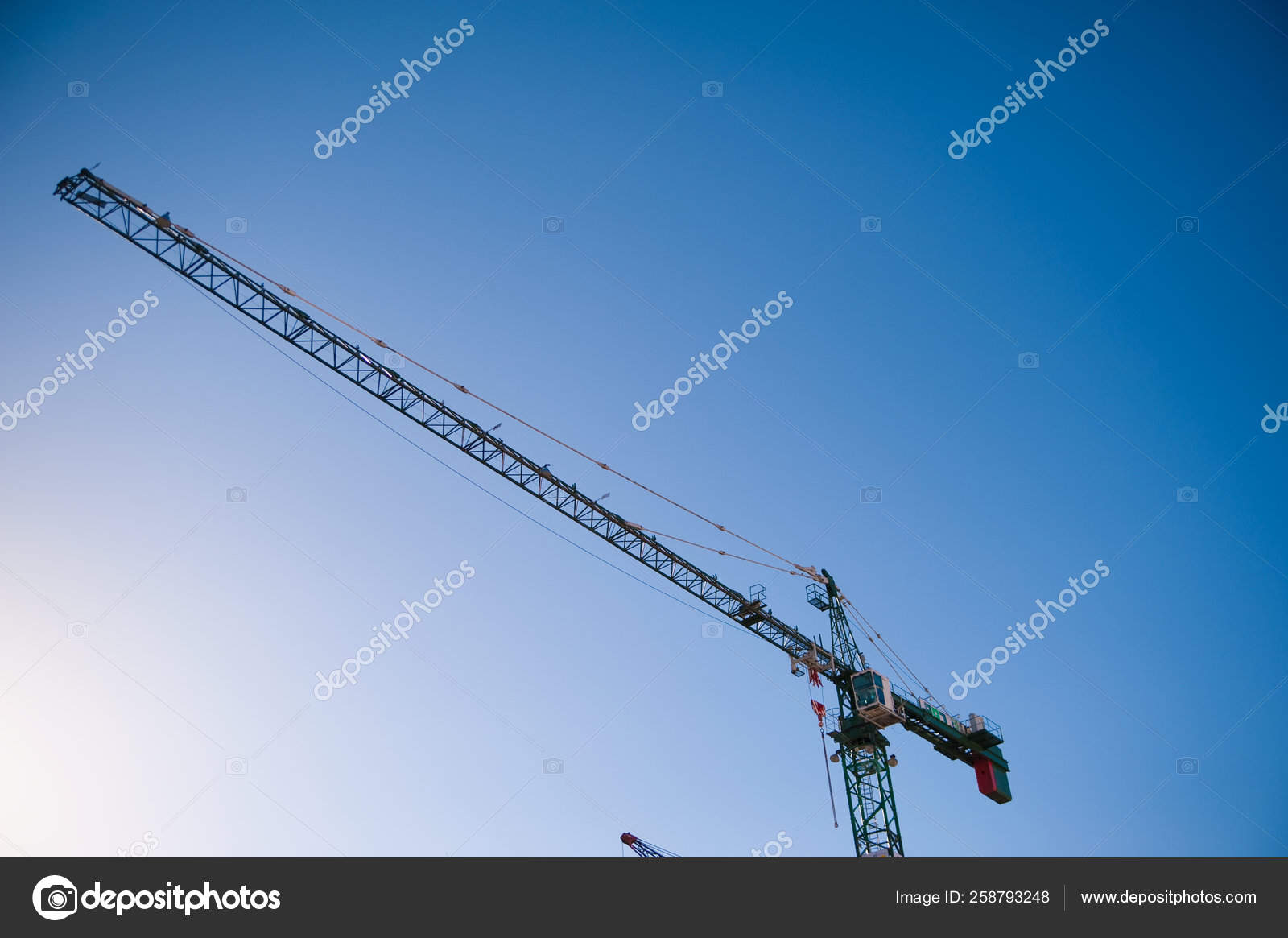 Crane Background Blue Sky Stock Photo by ©YAYImages 258793248