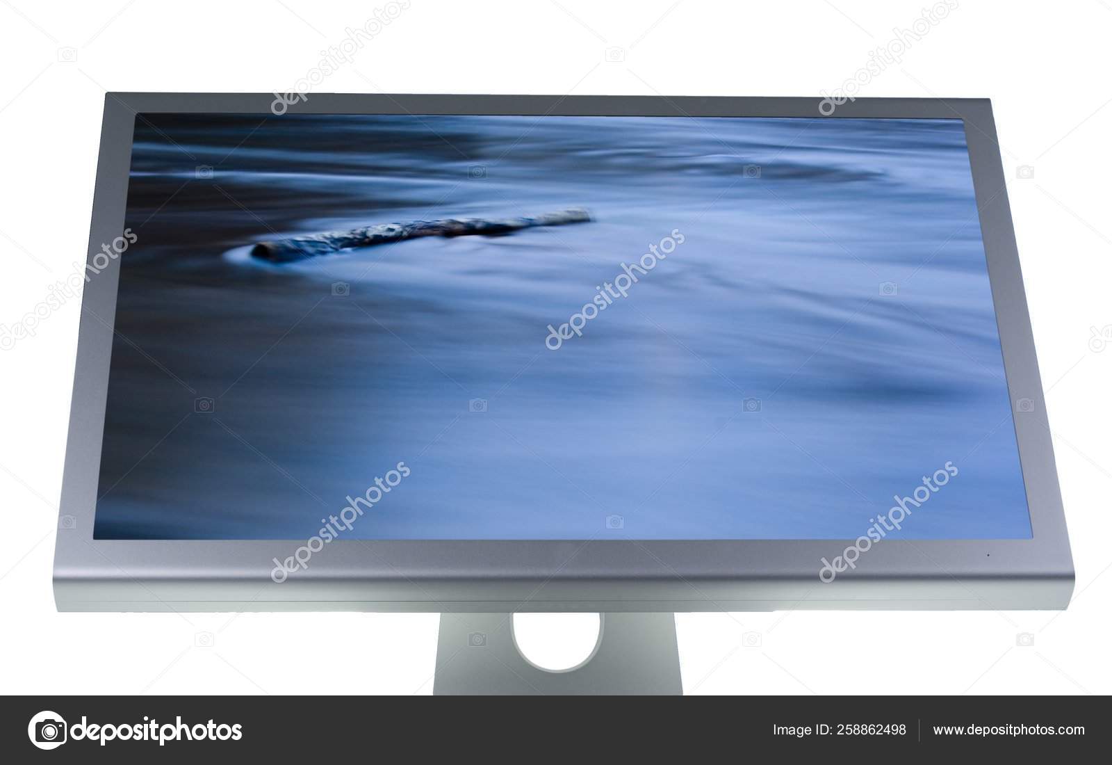 Computer Lcd Tft Monitor Flat Screen Stock Photo by ©YAYImages 258862498