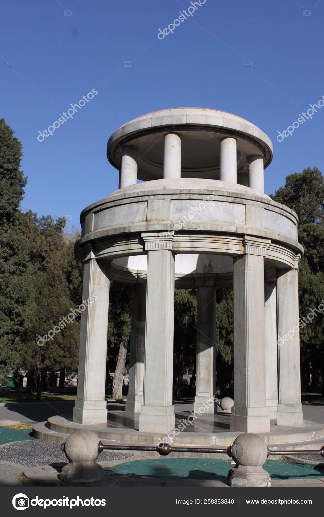 Pavilion Also Called Yaoyan Pavilion Yaoshi Pavilion Built 1915 Moved ...