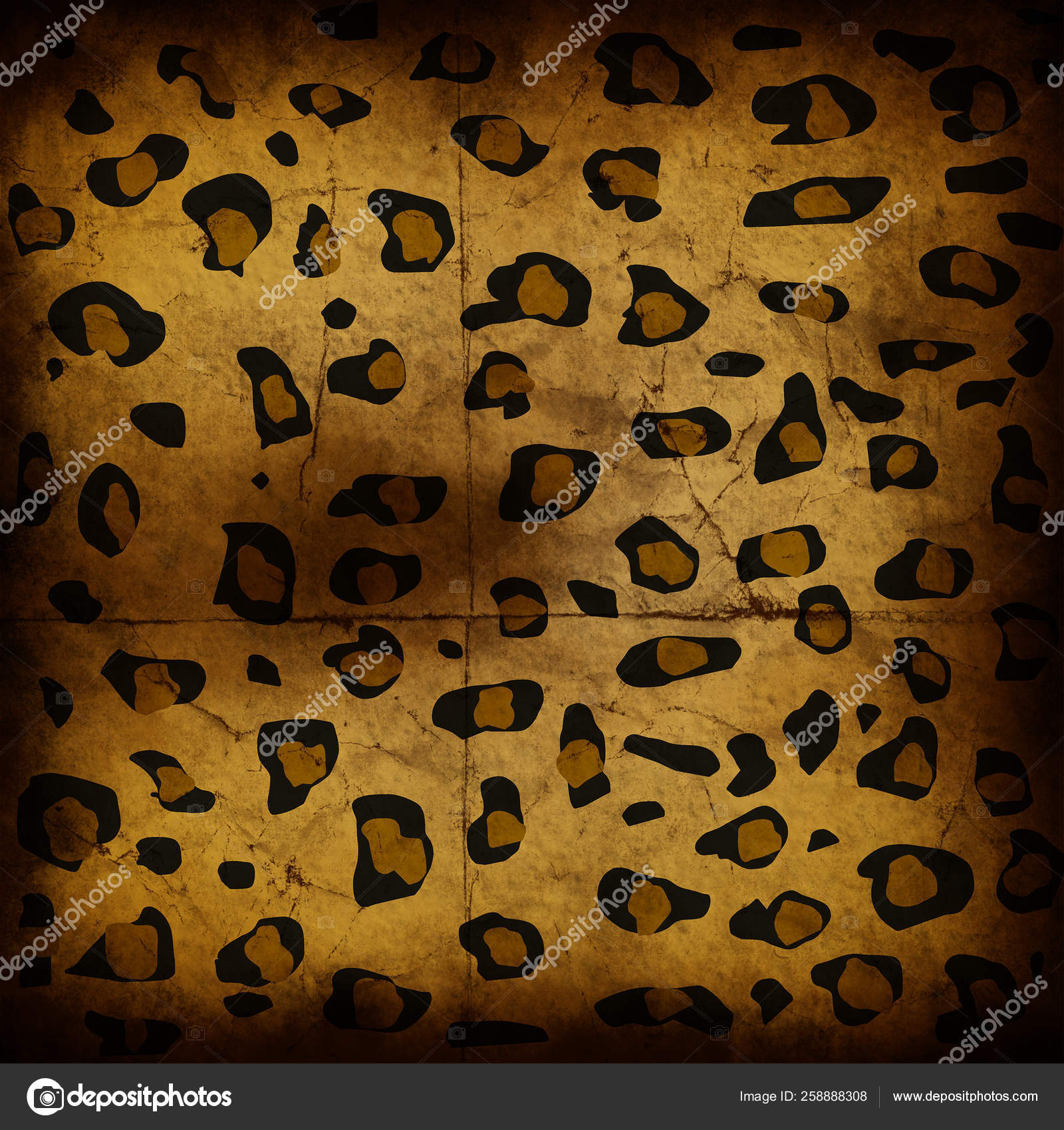 Texture Vintage Background Cheetah Skin Design Grunge Paper Stock Photo ...