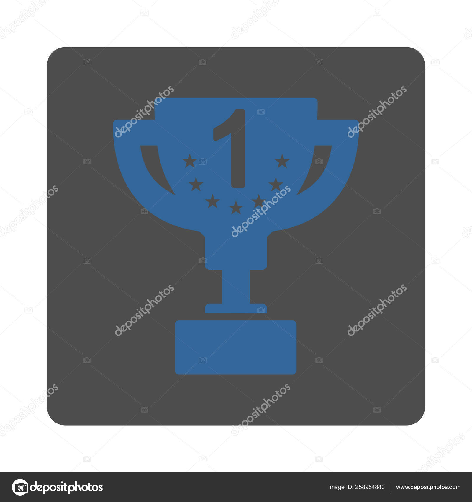 First Prize Icon Award Buttons Overcolor Set Icon Style Cobalt Stock ...