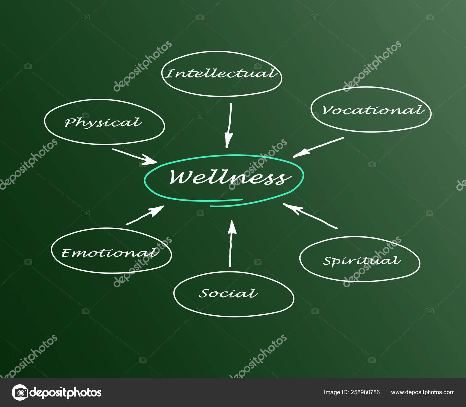 Diagram Wellness Concept Background View Stock Photo by ©YAYImages ...