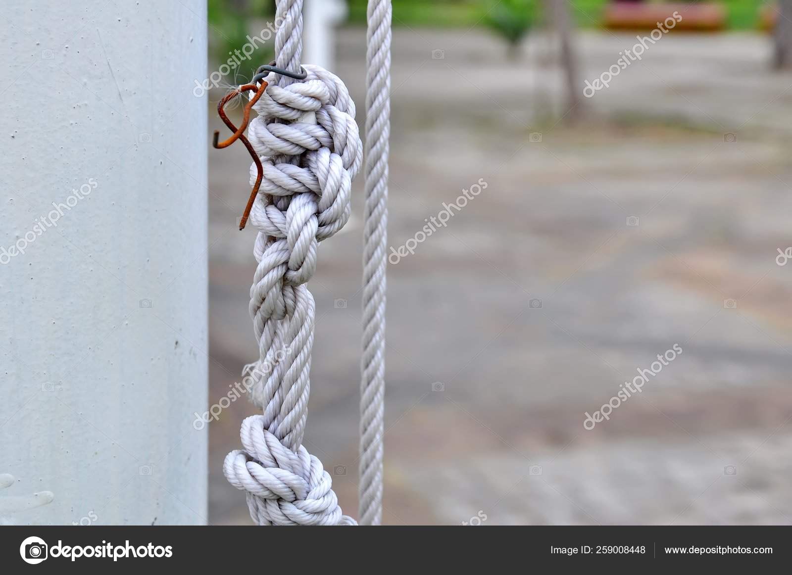 Strong Knot Tied Rope Stock Photo by ©YAYImages 259008448