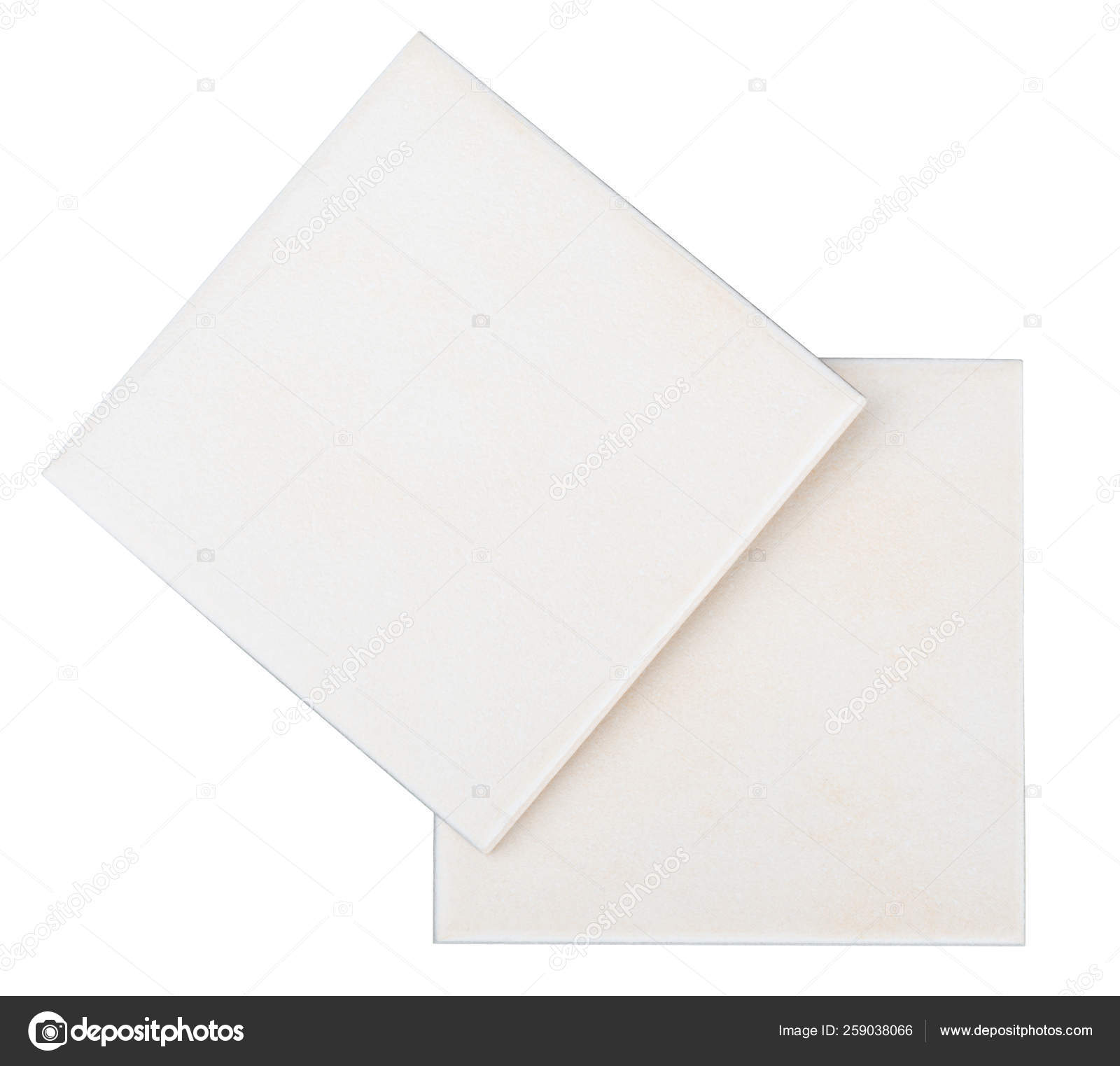 Tiles Isolated White Backround Top View Stock Photo by ©YAYImages 259038066