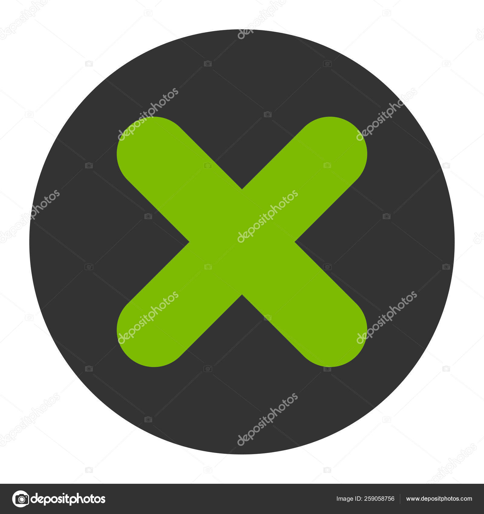 Graues Abbruchsymbol