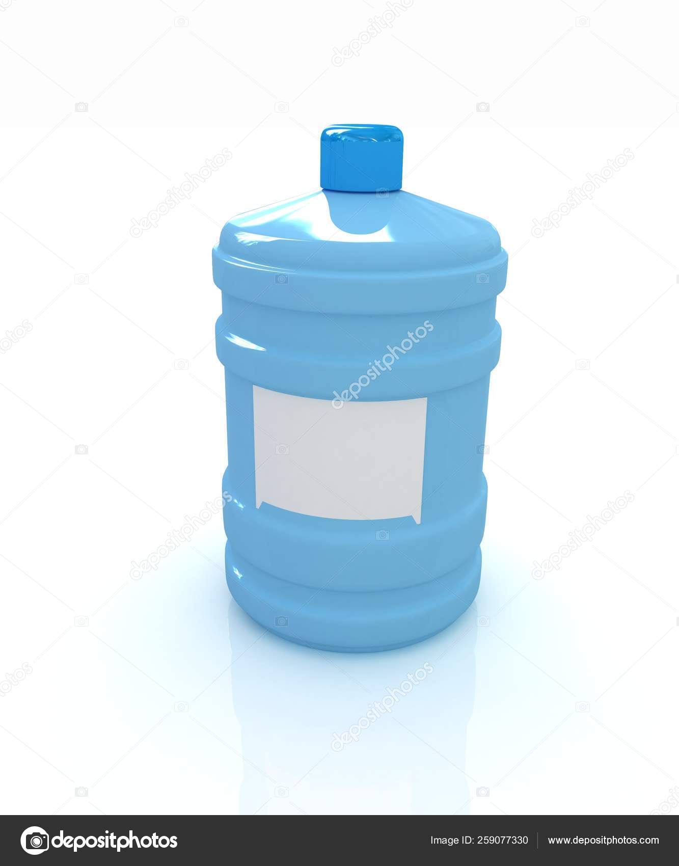 Water Bottle Isolated White Background Stock Photo by ©YAYImages 259077330