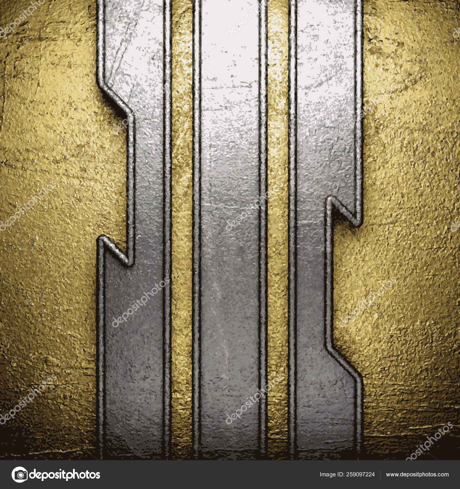 Golden Silver Background — Stock Photo © YAYImages #259097224