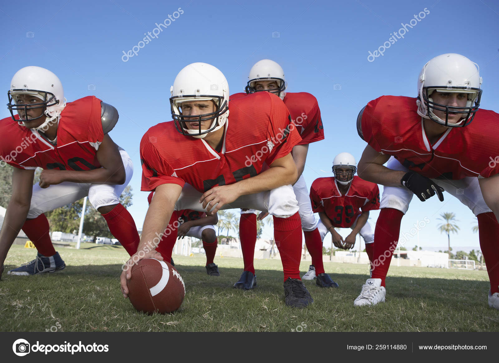 American Football Starting Positions