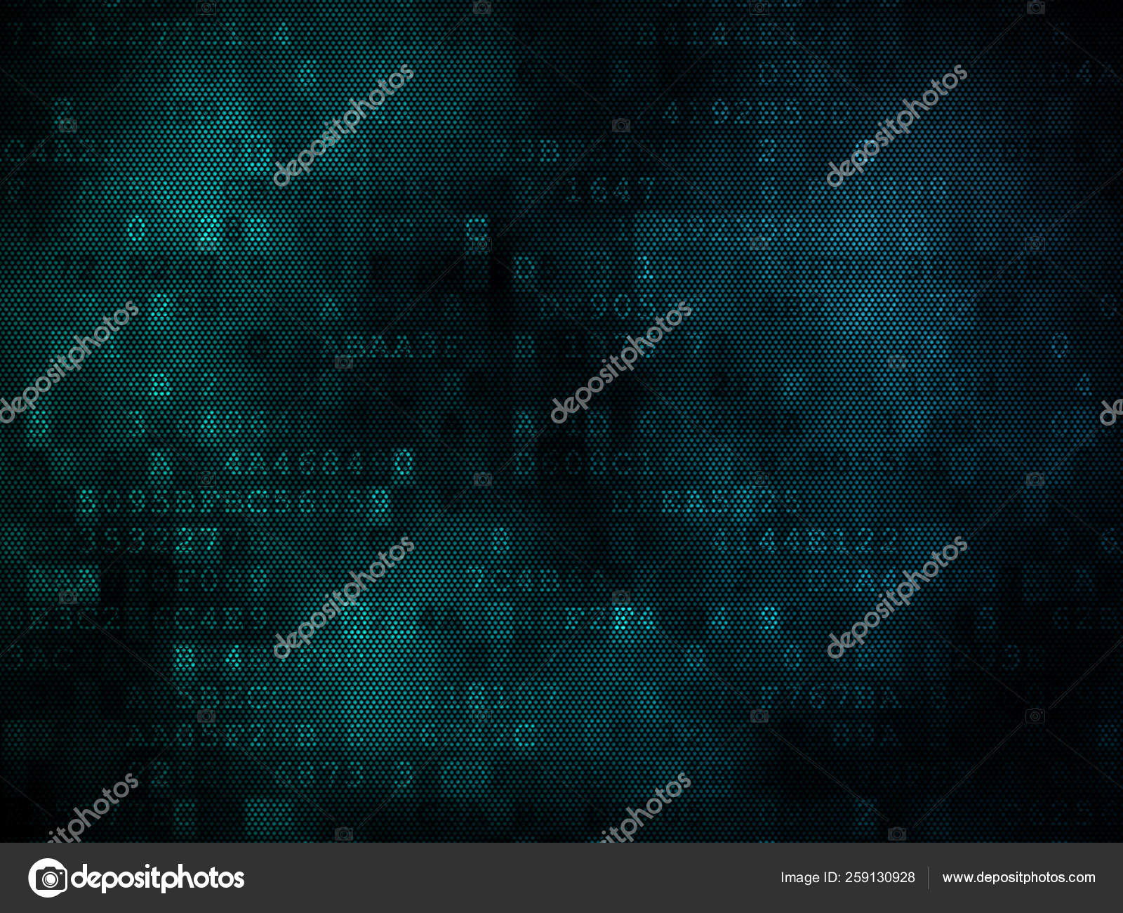 Pixeled Hexagonal Background Digital Screen Render Stock Photo by ...
