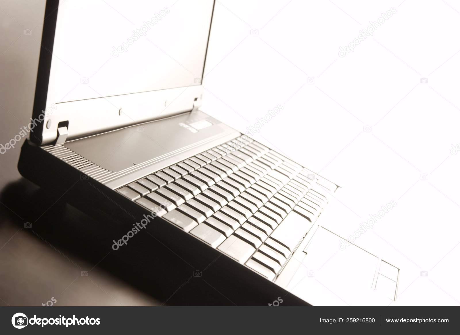 Simple Laptop Background Modern Digital Concept Background Stock Photo ...