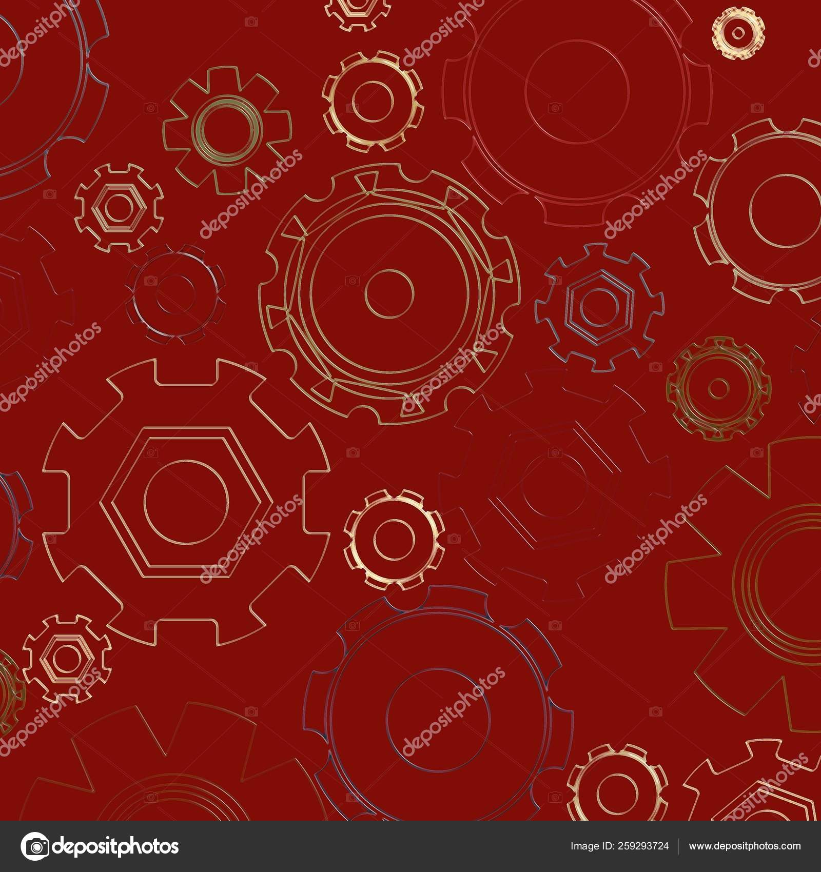 Cogwheels Colors Red Background Wallpaper — Stock Photo © YAYImages ...