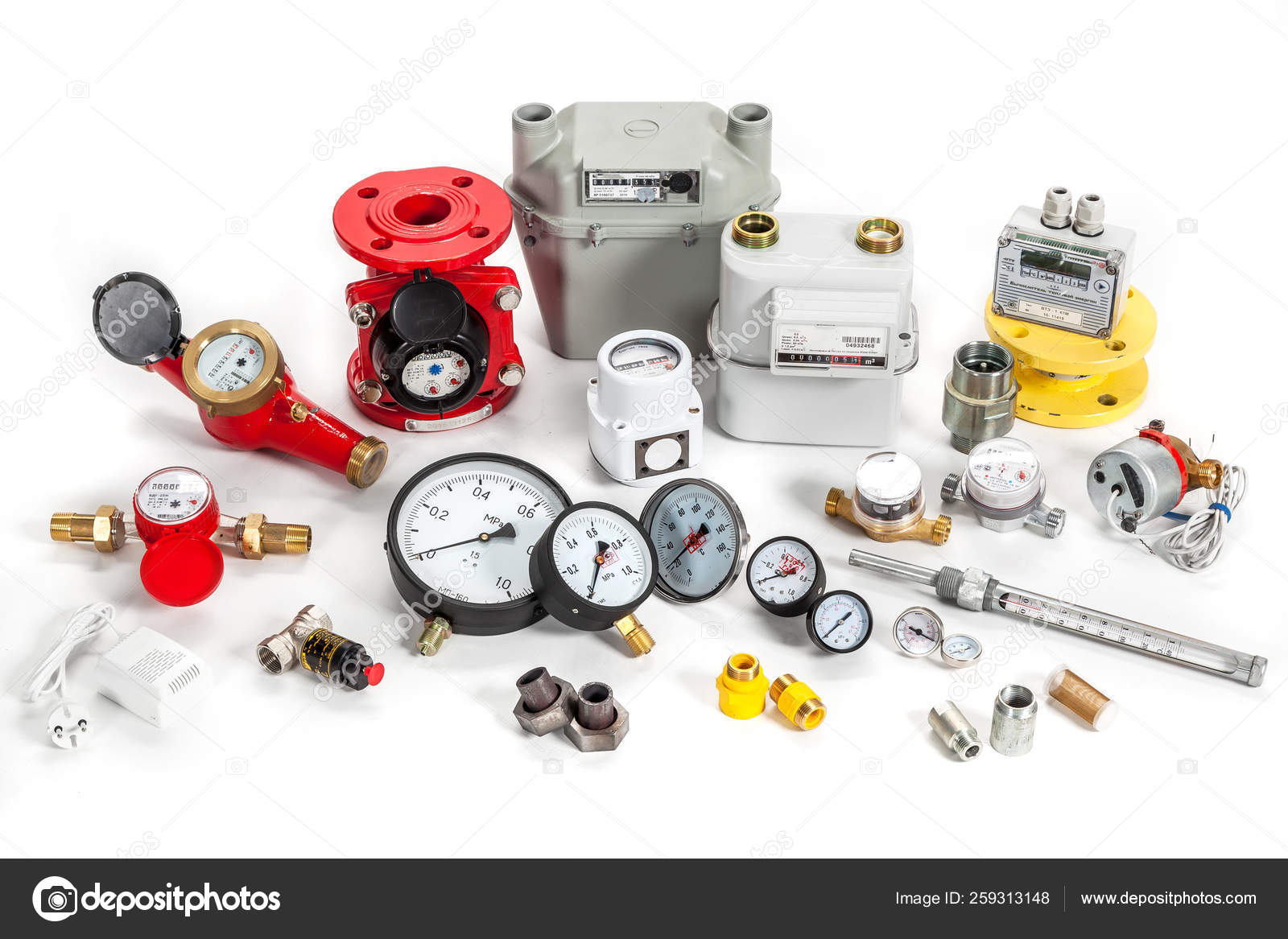 Kinds Counters Isolated White Background Stock Photo by ©YAYImages ...