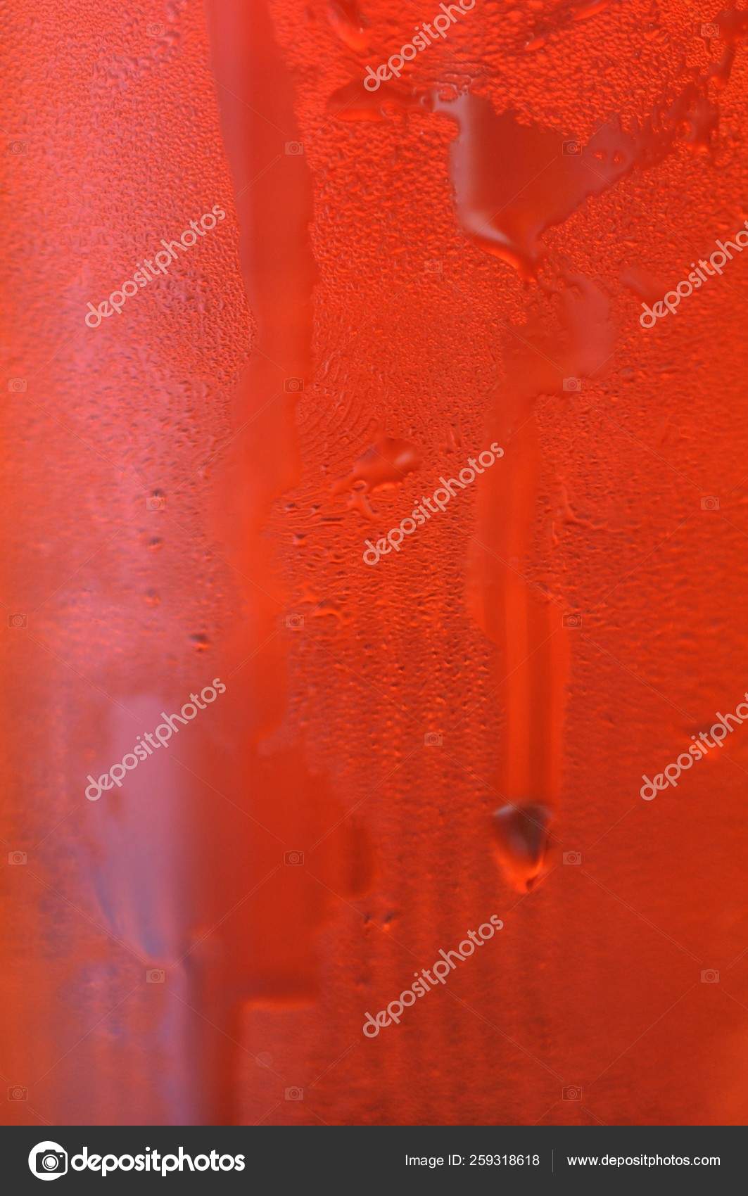 Red Brown Background Formed Condensation Glass Stock Photo by ...