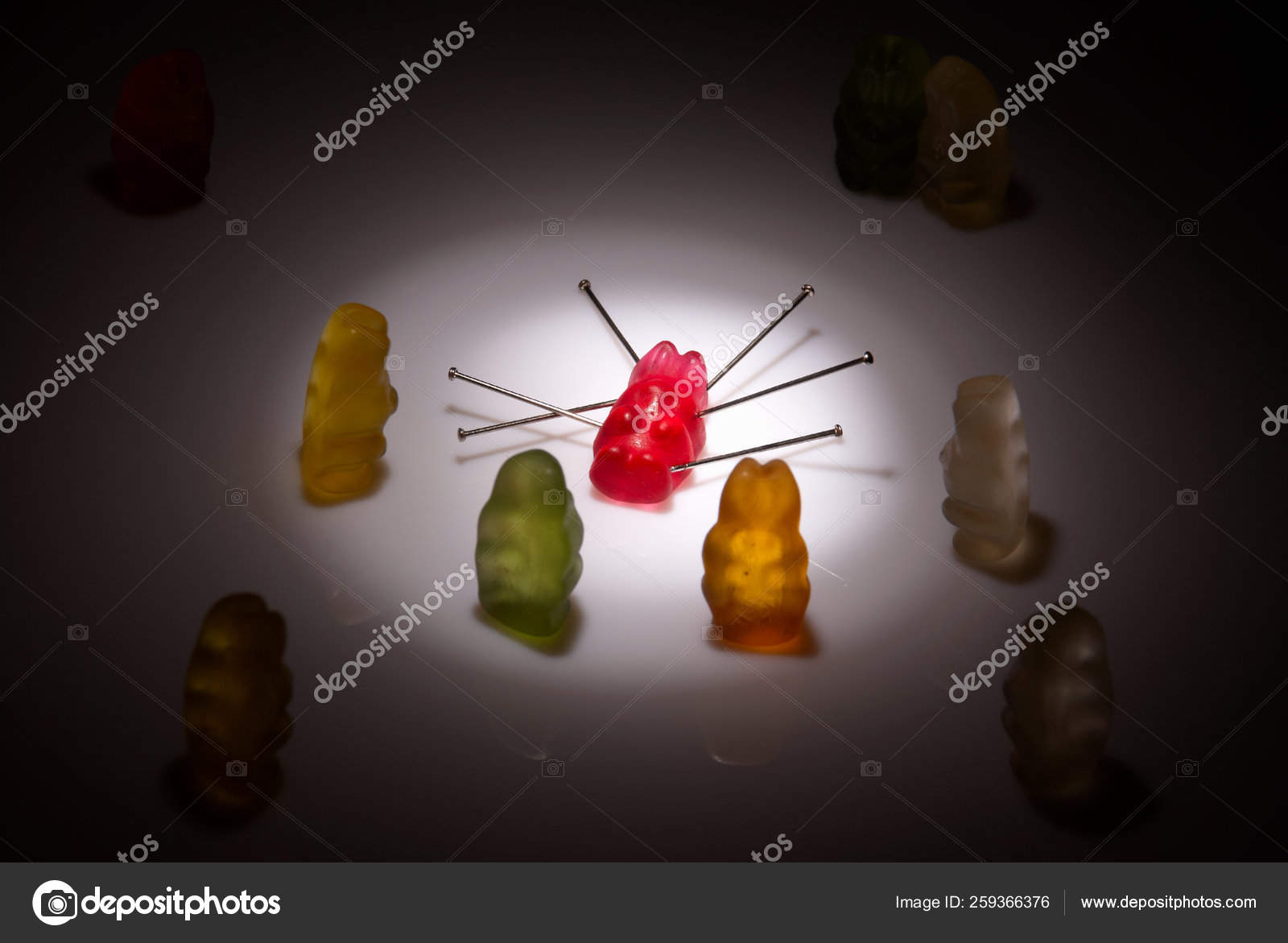 Gummies Celebrating Wierd Voodoo Ritual Stock Photo by ©YAYImages 259366376