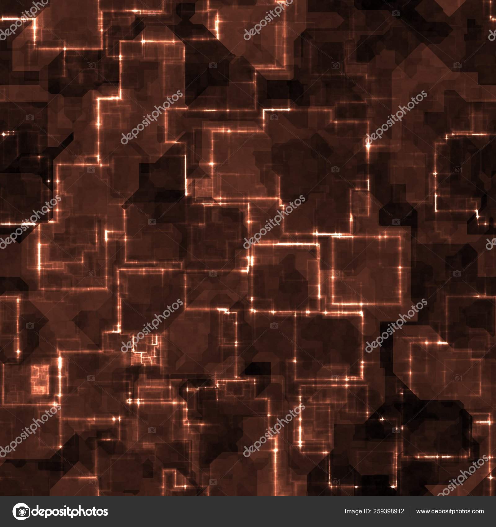 Square Glowing Abstract Background Light Pattern Illustration Stock ...