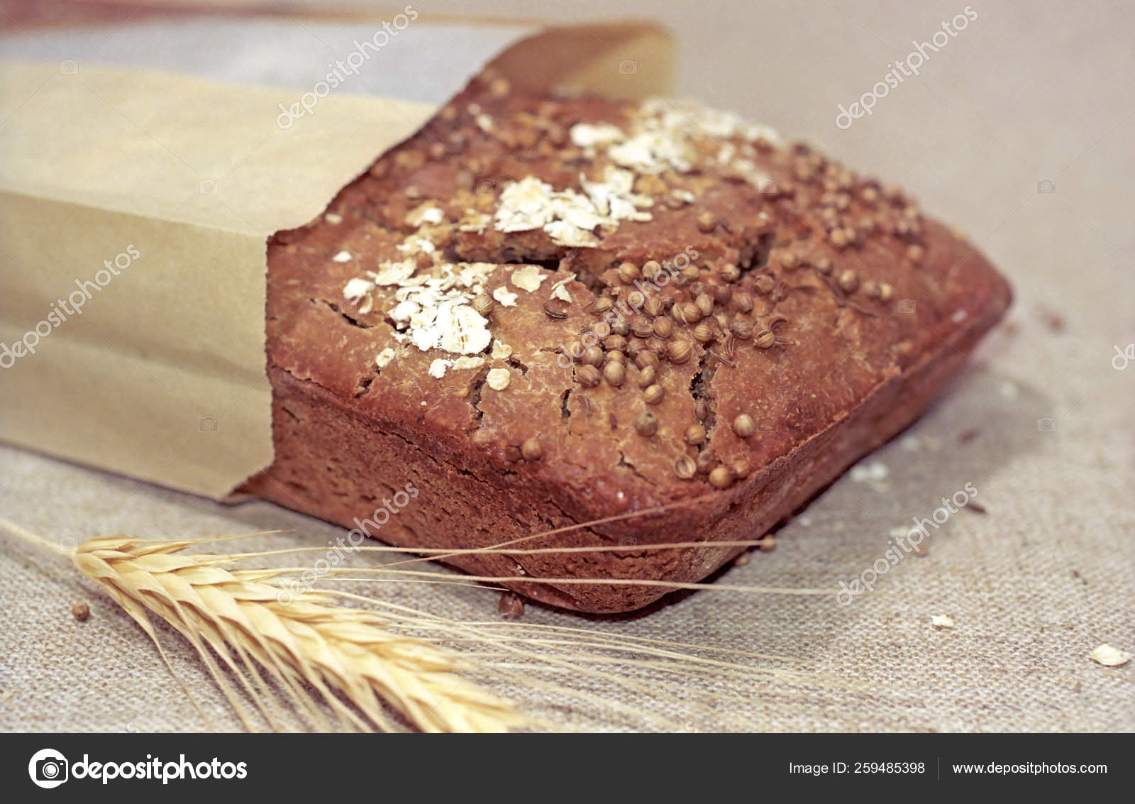 Rye Bread Canvas Paper Wrappage Stock Photo by ©YAYImages 259485398