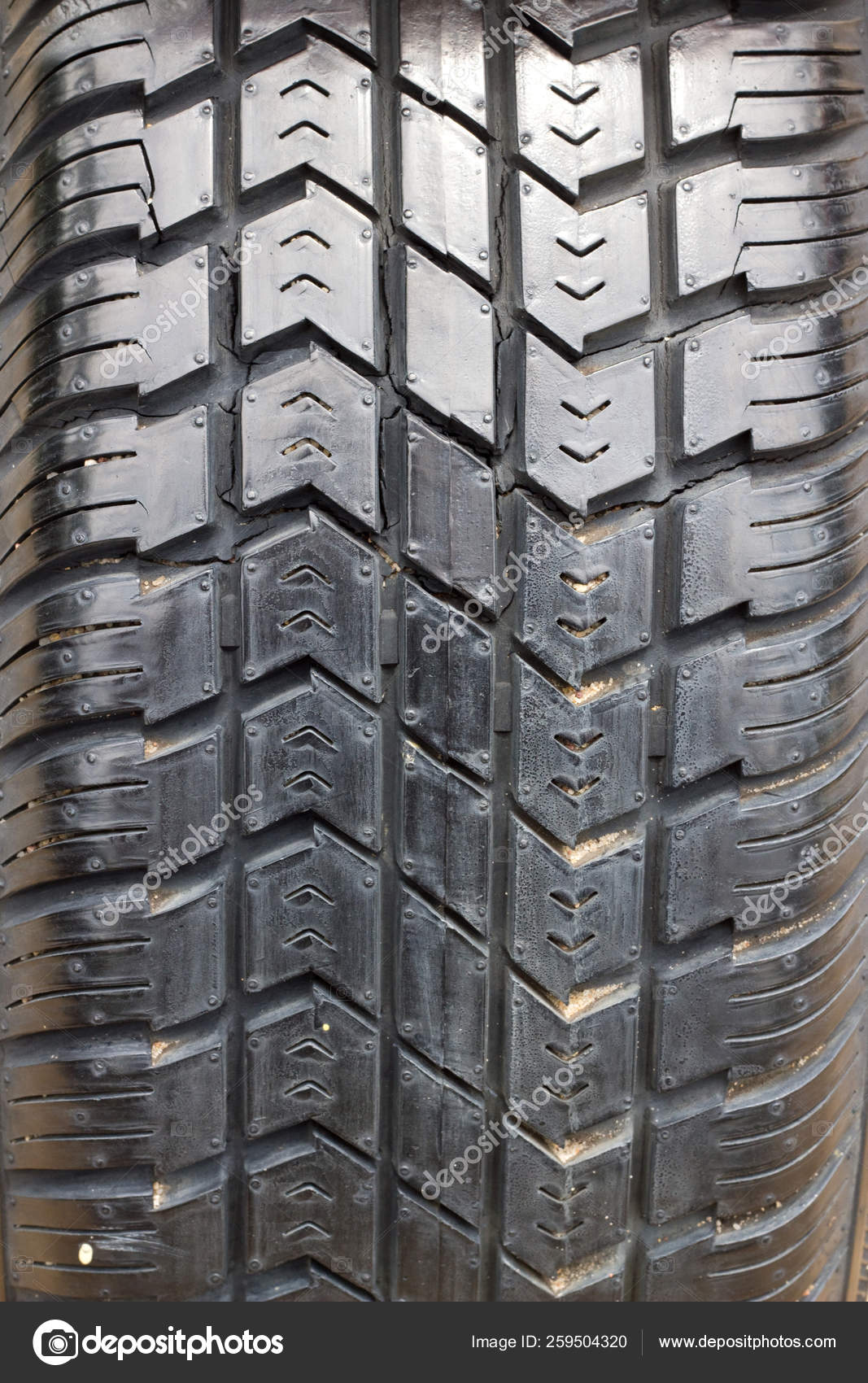 Tread Patterns Old Worn Car Tires Stock Photo by ©YAYImages 259504320